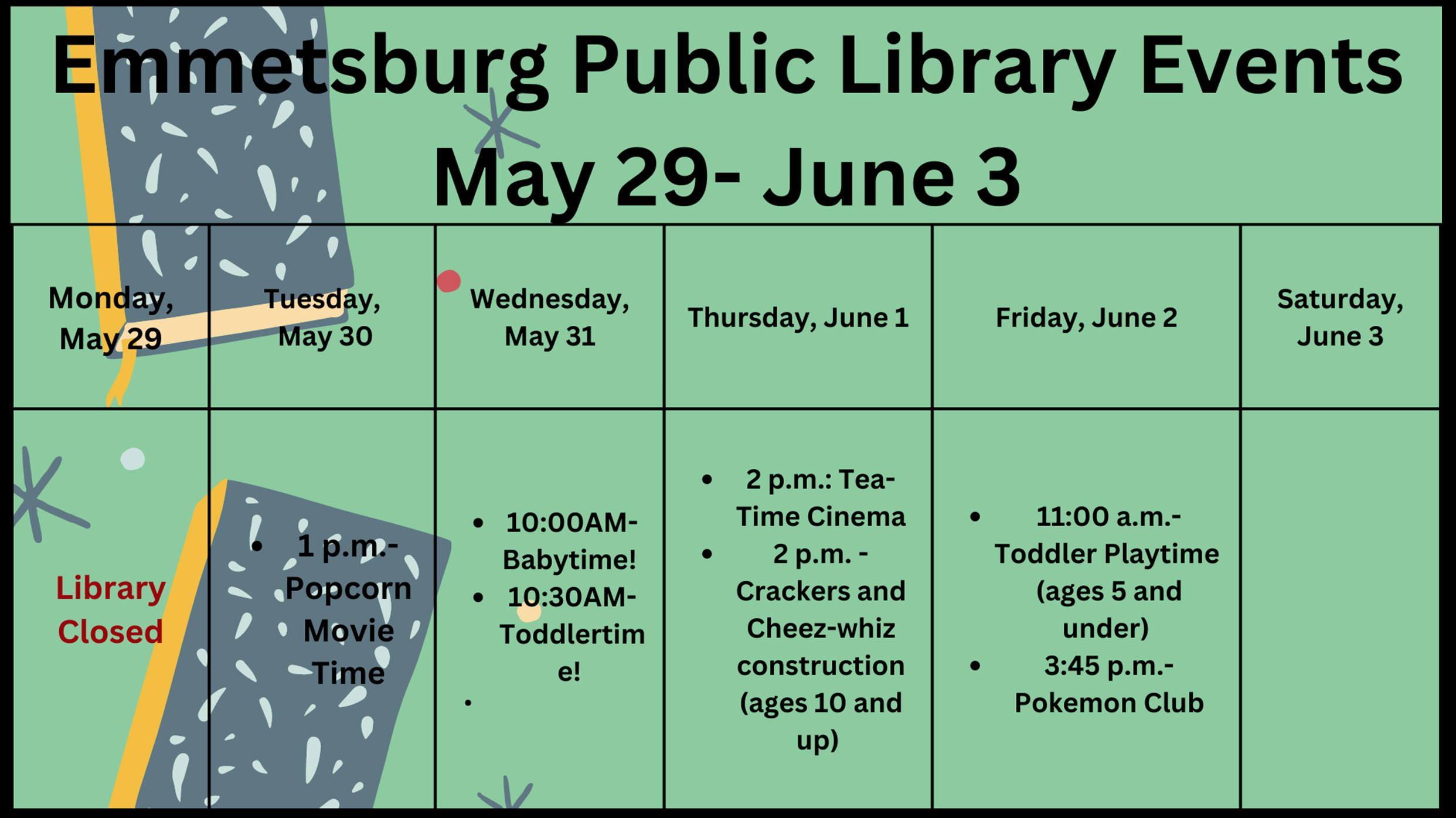 Emmetsburg Public Library :: Emmetsburg Public Library