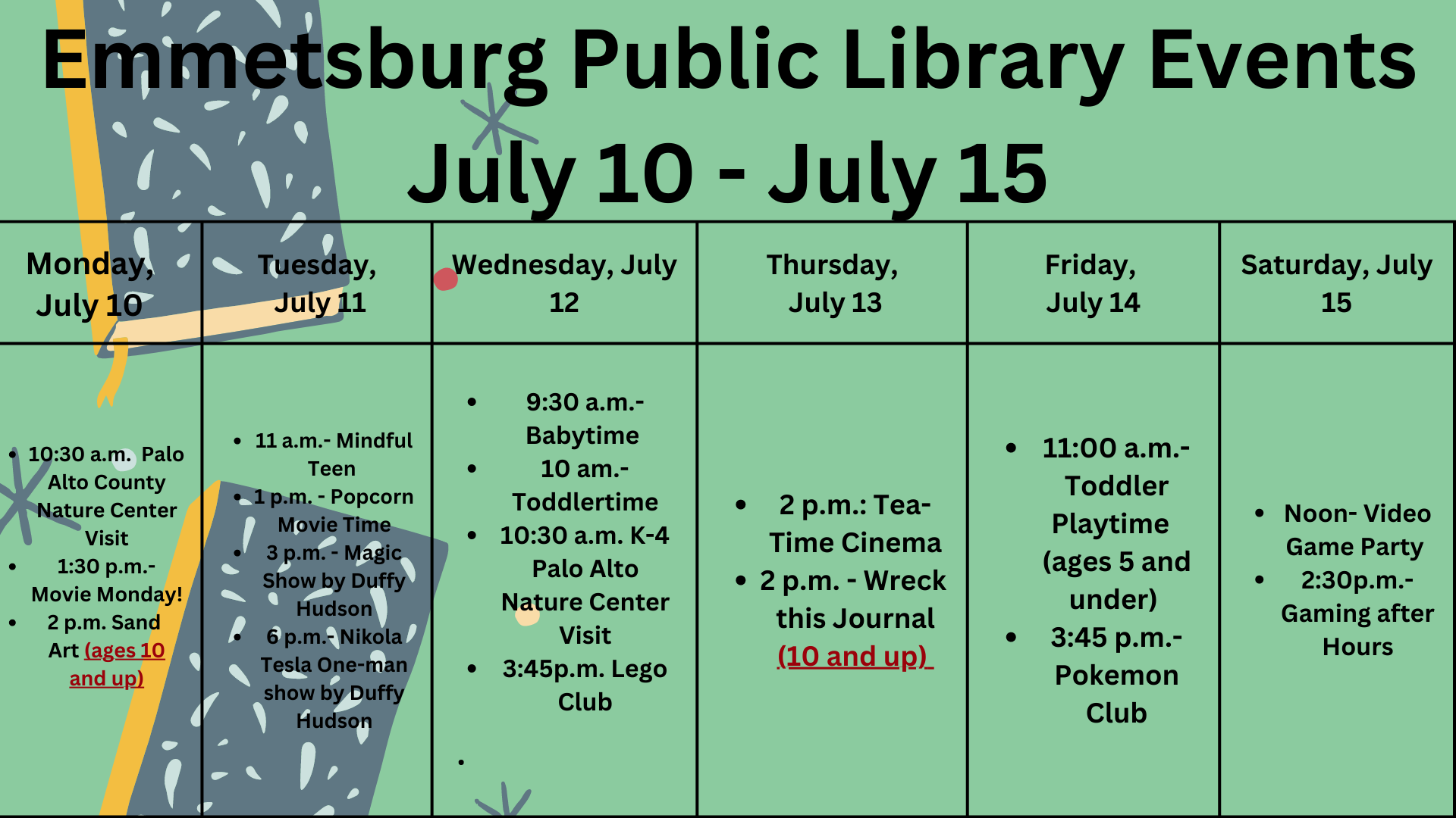 Emmetsburg Public Library :: Emmetsburg Public Library
